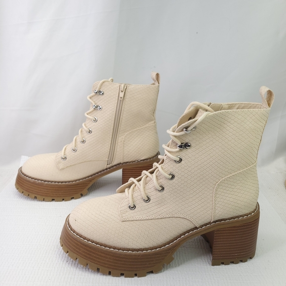 Altar'd State | Shoes | Altered State Swan Booties Chucky Heel Platform ...